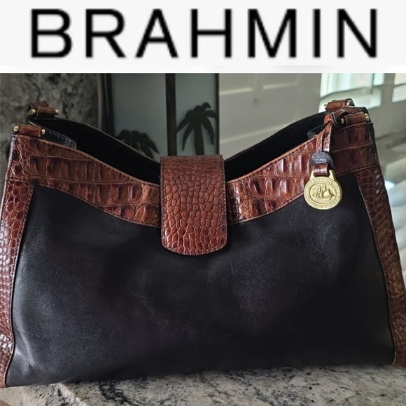 Brahmin | Bags | Brahmin Vintage Tuscany Collection Leather Satchel ...
